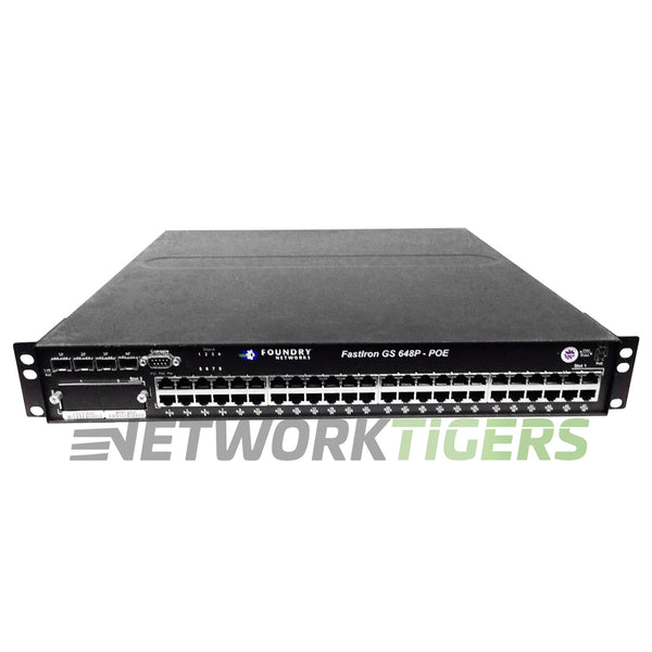 FGS648P-STK | Brocade Switch | FastIron GS Series - new – NetworkTigers