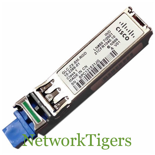 GLC-ZX-SM-RGD | Cisco SFP | BASE-ZX 1 Gigabit - new – NetworkTigers
