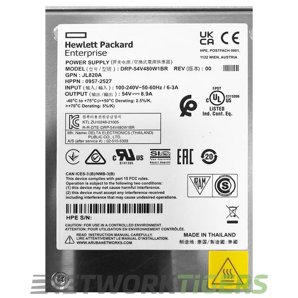 JL820A | HPE Power Supply | Aruba CX 4100i Series