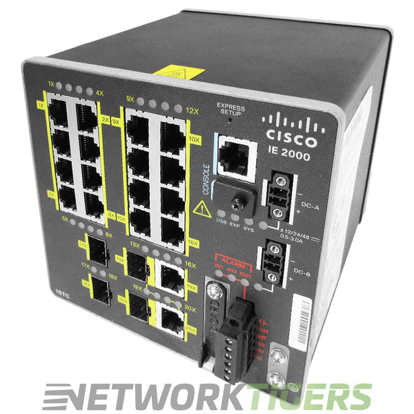 IE-2000-16TC-L | Cisco Switch | Industrial Ethernet 2000 Series - new ...