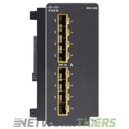 IEM-3400-8S | Cisco Module | Catalyst IE 3400 Rugged Series – NetworkTigers